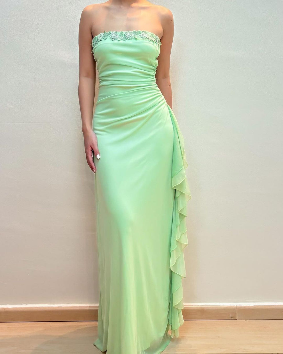 Light Pink Tassel Long Prom Dress A Line Formal Dress Evening Dress 124 ...
